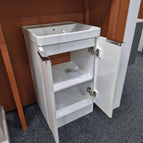 Valencia Waterproof 500 Floor Standing Vanity Unit inc Ceramic Basin ...